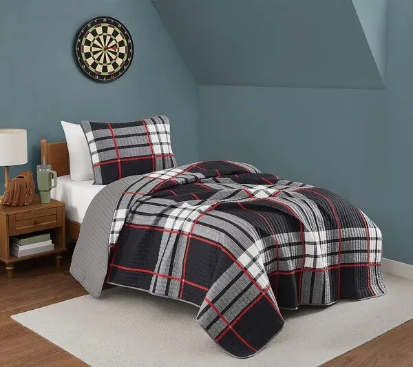 TRULY SOFT Danbury Plaid 2 Piece Twin Xl Quilt Set - One-color