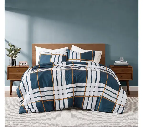 TRULY SOFT Henry Plaid 3 Piece King Comforter S Et - One-color