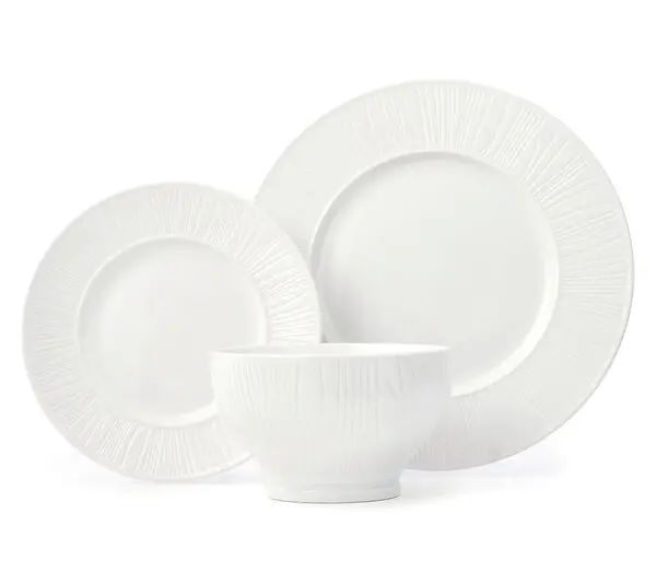 GODINGER Starburst Porcelain 12 Piece Set, Service For 4 - One-color