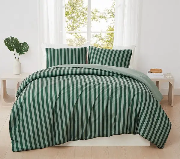 TRULY SOFT Weston Stripe 3 Piece Full/queen Com Forter Set - One-color