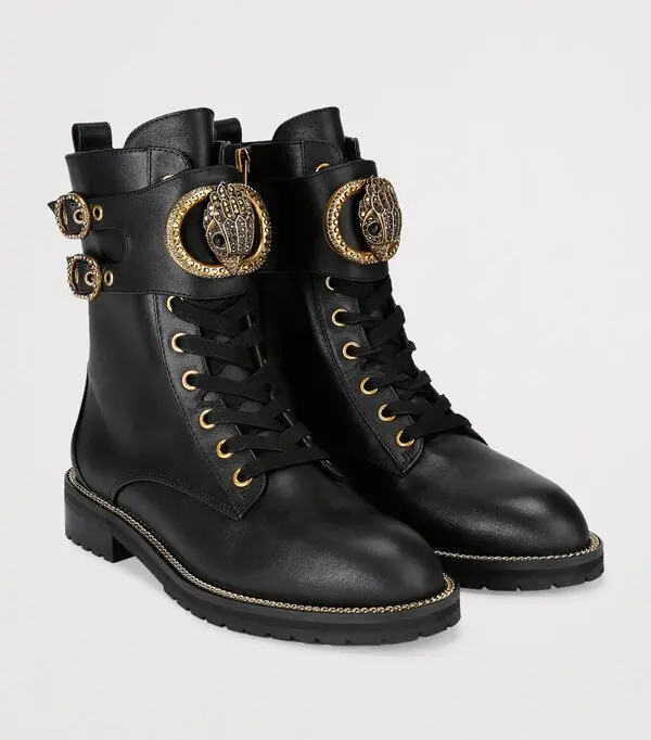 Kurt Geiger Leather Lace-up Boots
