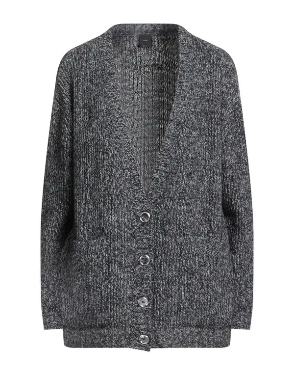 Pinko Wool-blend Ribbed-knit Cardigan