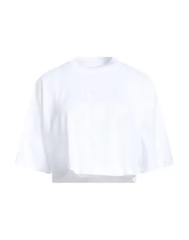 Pinko Cotton-blend Jersey Crop Top - White