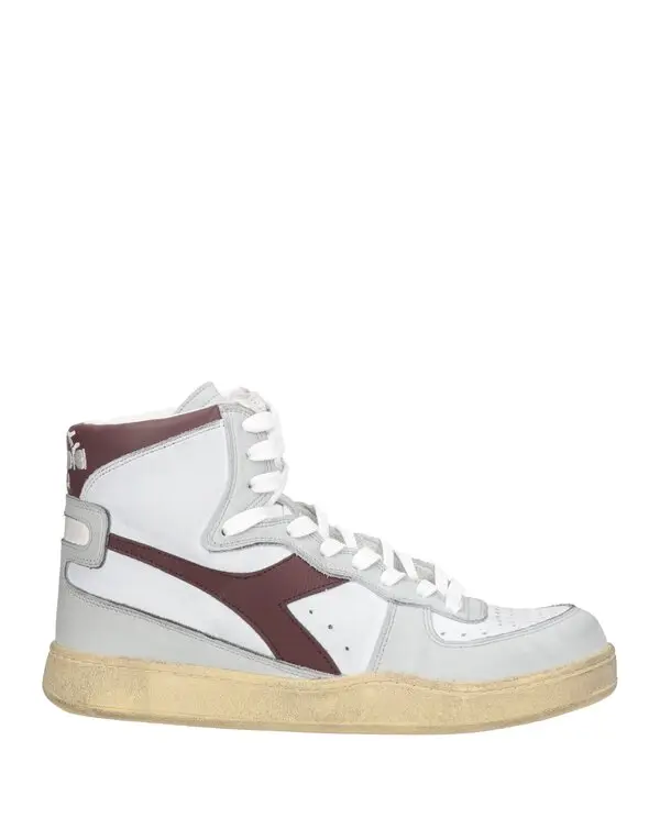 DIADORA High-top Leather Sneakers - Grey