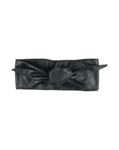 TOD'S Leather Corset Belt - Black