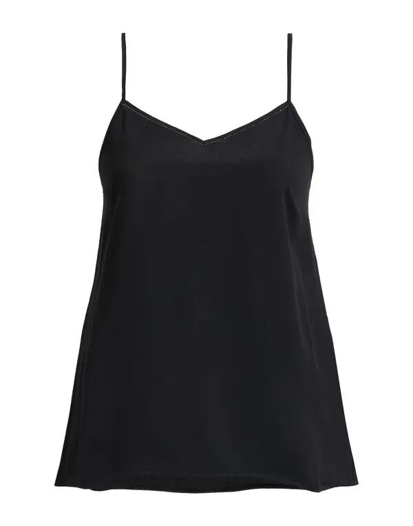 Fabiana Filippi Acetate And Silk Camisole - Black