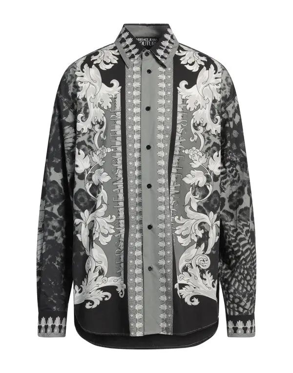 Versace Shirt Size Cotton - Black