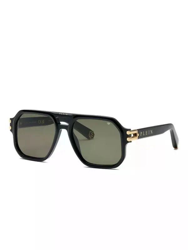 Philipp Plein Square-frame Double-bridge Sunglasses
