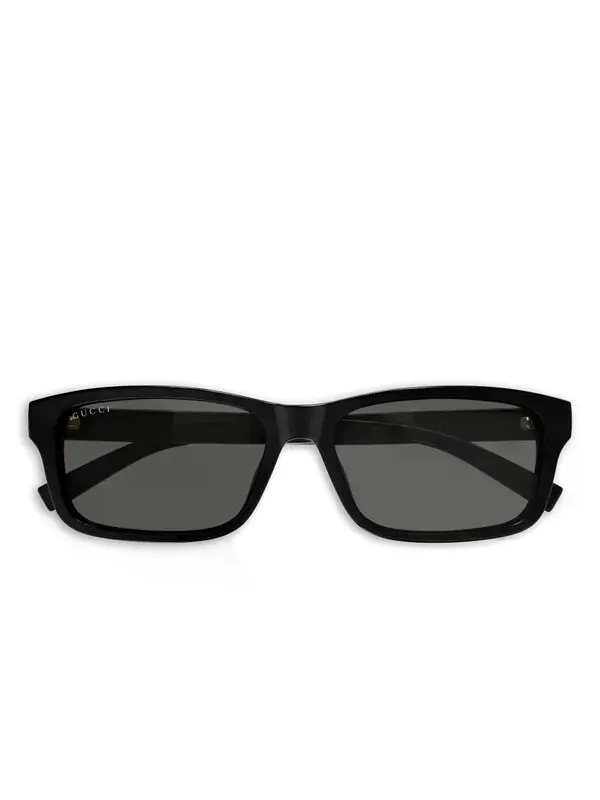 Gucci Gg1986sa Rectangle Sunglasses - Black