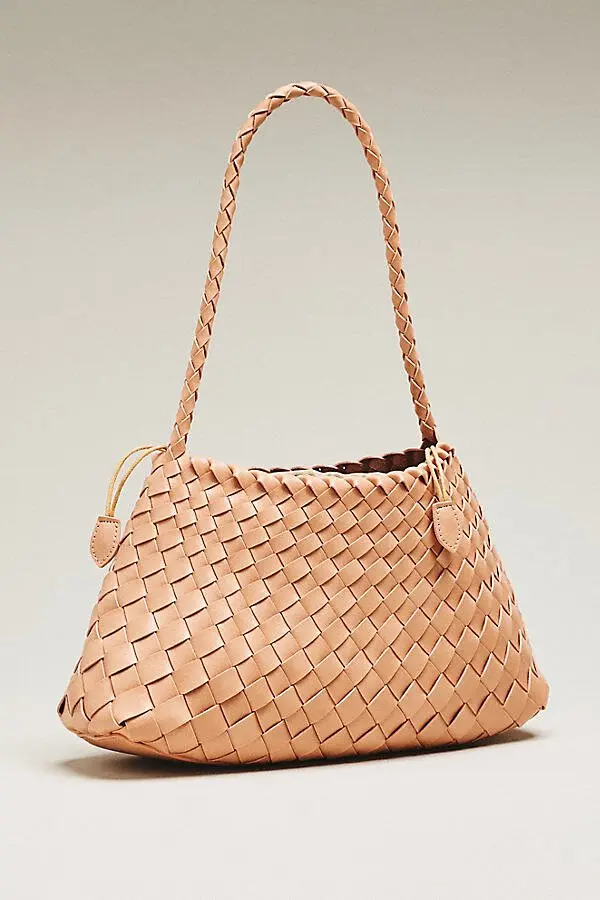 Anthropologie Calla Woven Shoulder Bag - Neutral
