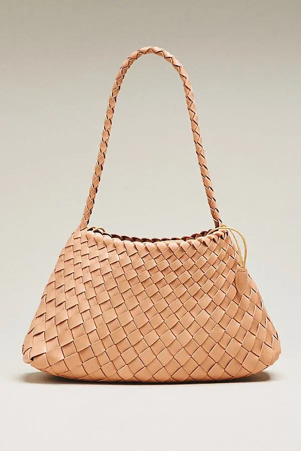 Anthropologie Calla Woven Shoulder Bag - Neutral