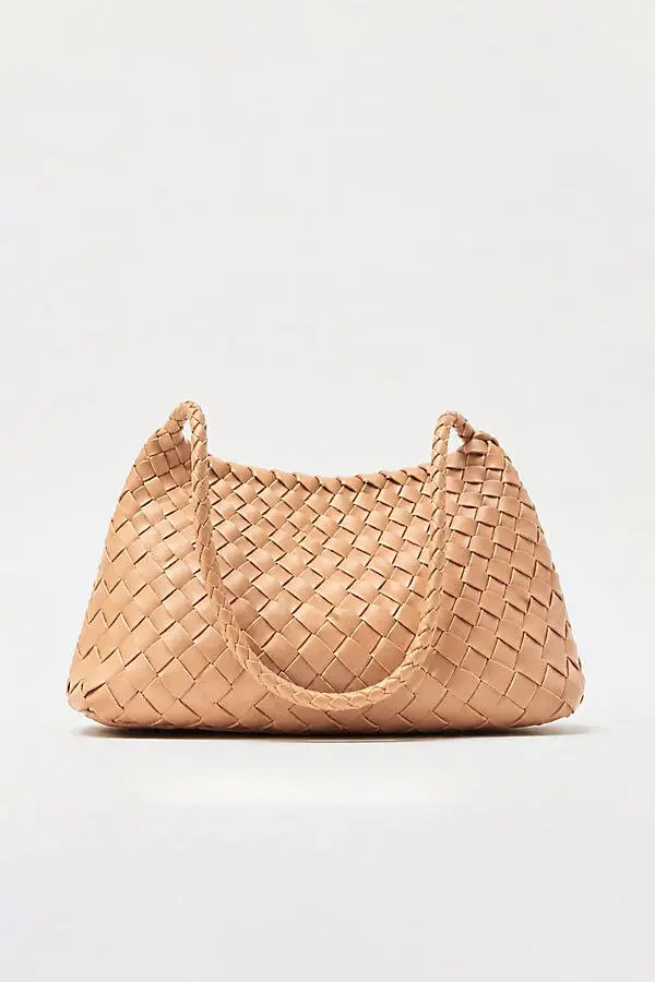 Anthropologie Calla Woven Shoulder Bag - Neutral