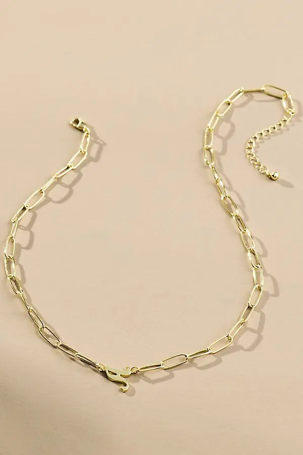UNCOMMON JAMES Cursive Initial Necklace