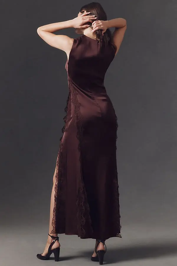Allegra Lace Paneled Maxi Dress