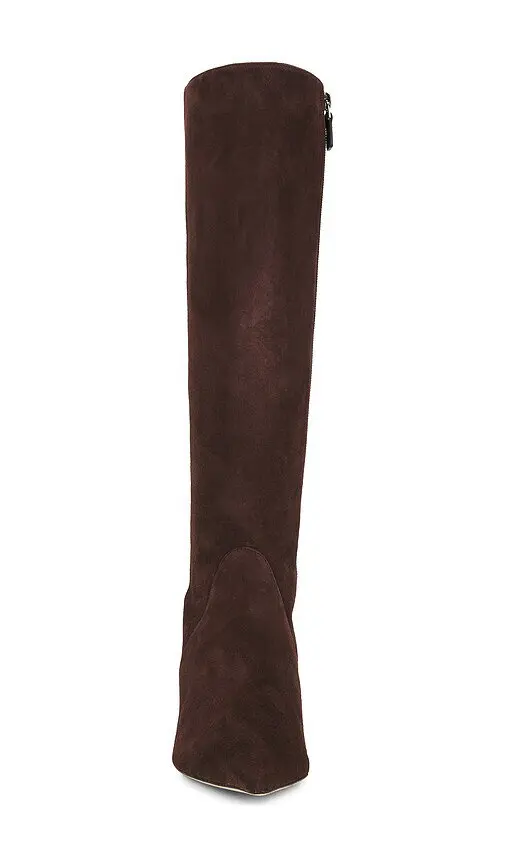 Stuart Weitzman Vinnie Zip Boot 50 - Walnut | Editorialist