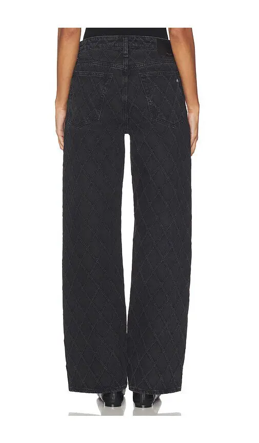 Rag & Bone Logan Quilted Wide Leg Jeans