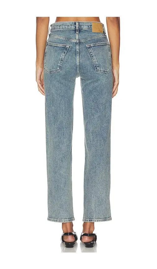 Rag & Bone Harlow Mid-rise Ankle Straight Jeans