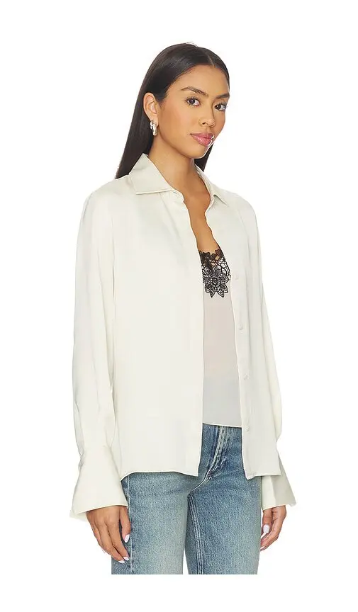 Rag & Bone Venus Popover Blouse - Ivory