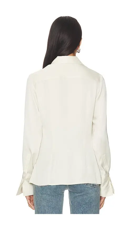 Rag & Bone Venus Popover Blouse - Ivory
