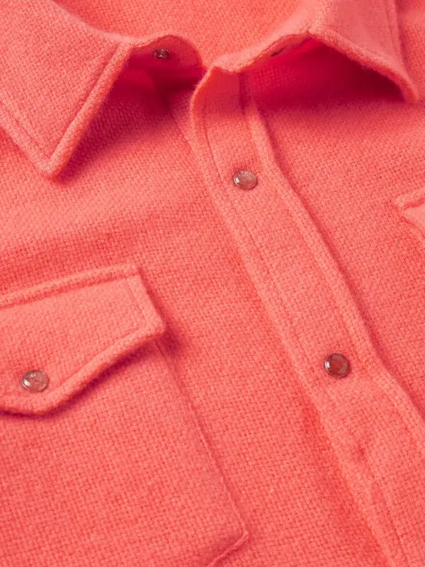 GOD'S TRUE CASHMERE Cashmere Shirt - Orange