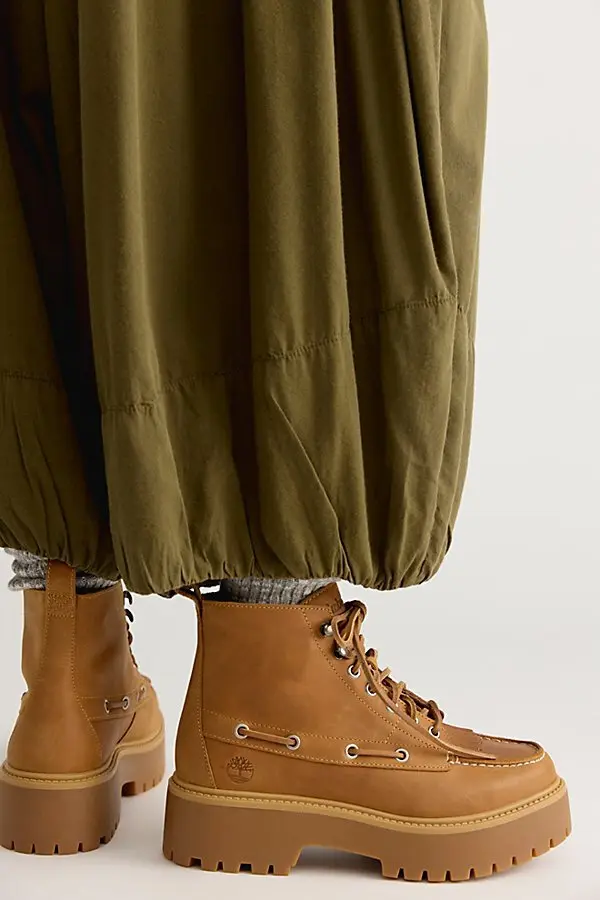 Timberland Stone Street Kiltie Boots - Wheat