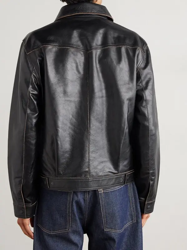 Oliver Spencer Norton Leather Jacket