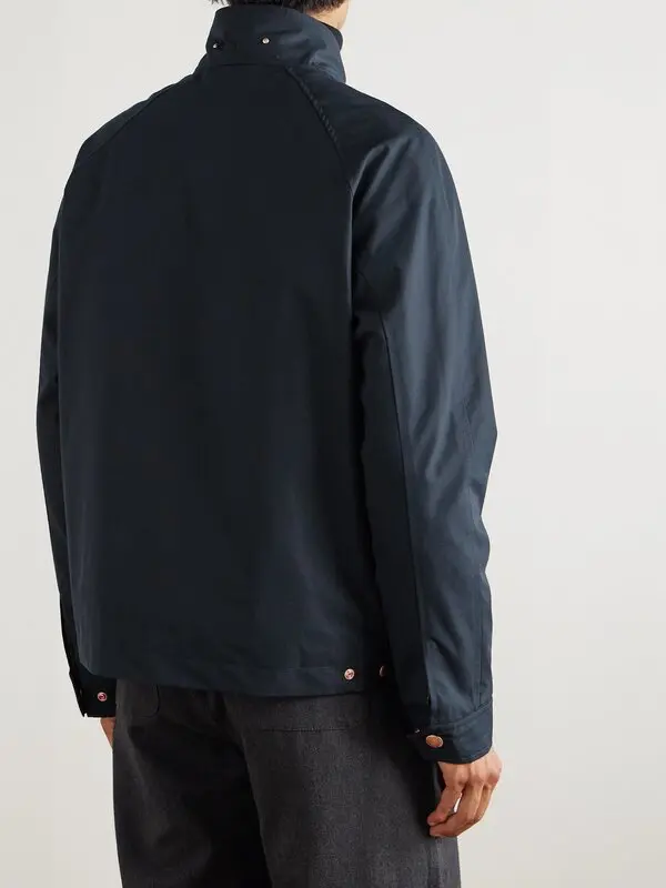 Private White V.c. Cotton-ventile® Harrington Jacket - Blue