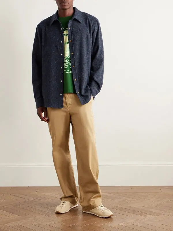 GOD'S TRUE CASHMERE Cashmere And Wool-blend Shirt
