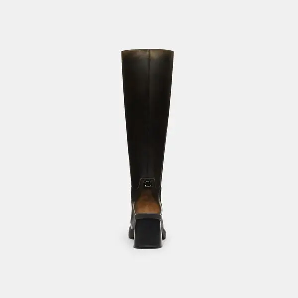 COACH Sculpted C Tall Boot In Loved Leather