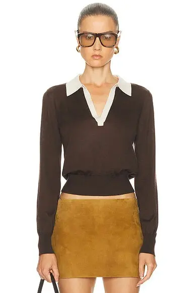 FRAME The Two Tone Polo