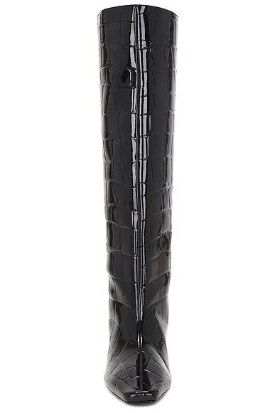 Retrofete Taliyah Embossed Patent Leather Knee-high Boots