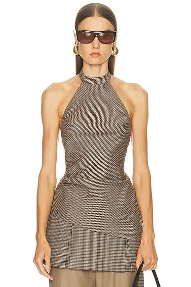 MIMCHIK Archer Halterneck Top