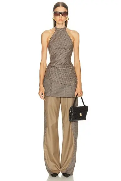 MIMCHIK Archer Halterneck Top
