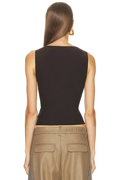 MIMCHIK Frankie Tank Top - Brown