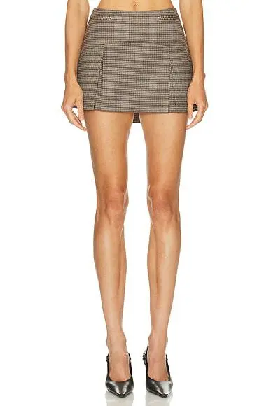 MIMCHIK Archer Pleated Skirt