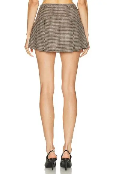 MIMCHIK Archer Pleated Skirt