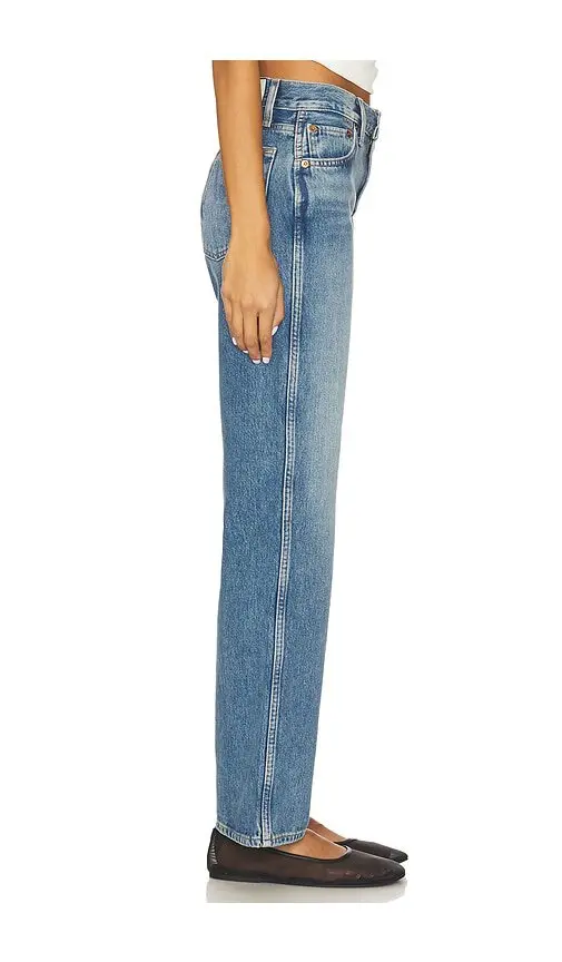 RE/DONE 90s Mid Rise Loose Jeans - Blue