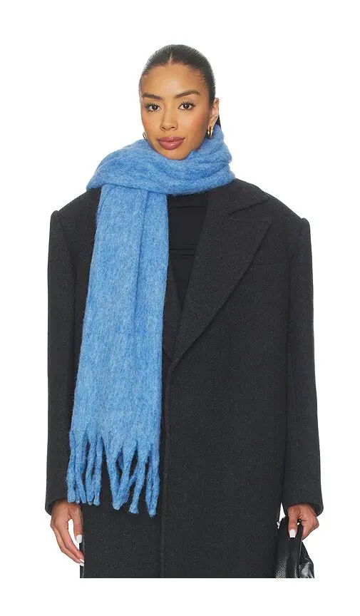 Hat Attack Cozy Solid Scarf - Blue