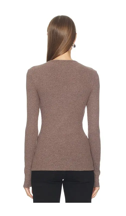 AGOLDE Delphi Slim Tee - Brown