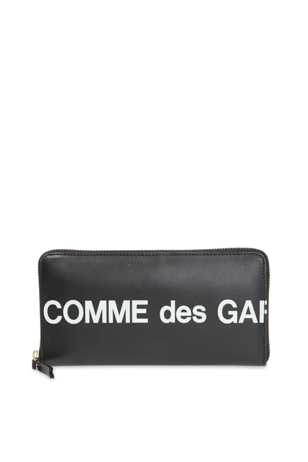 Comme Des Garçons Logo-printed Wallet - Black
