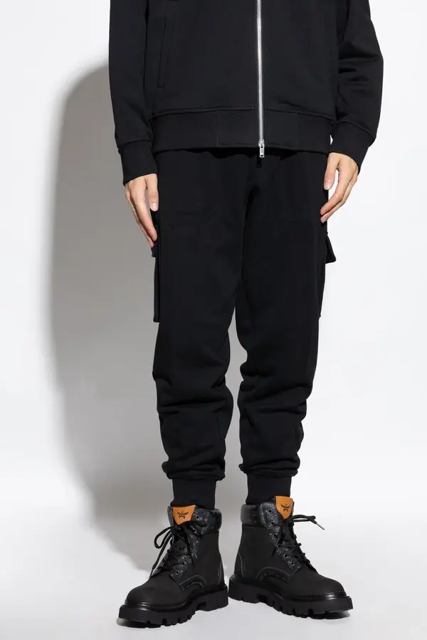 Moose Knuckles Cargo Sweatpants - Black