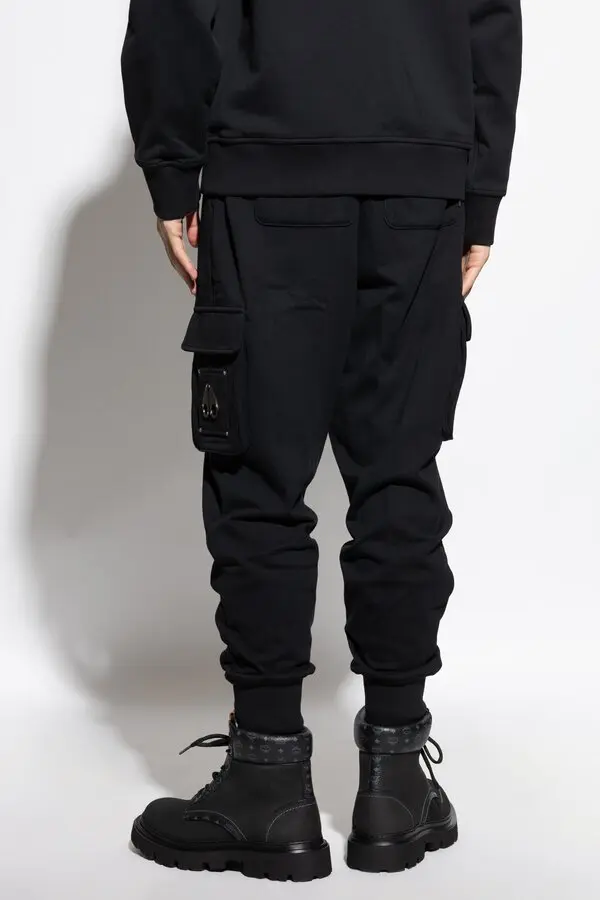 Moose Knuckles Cargo Sweatpants - Black