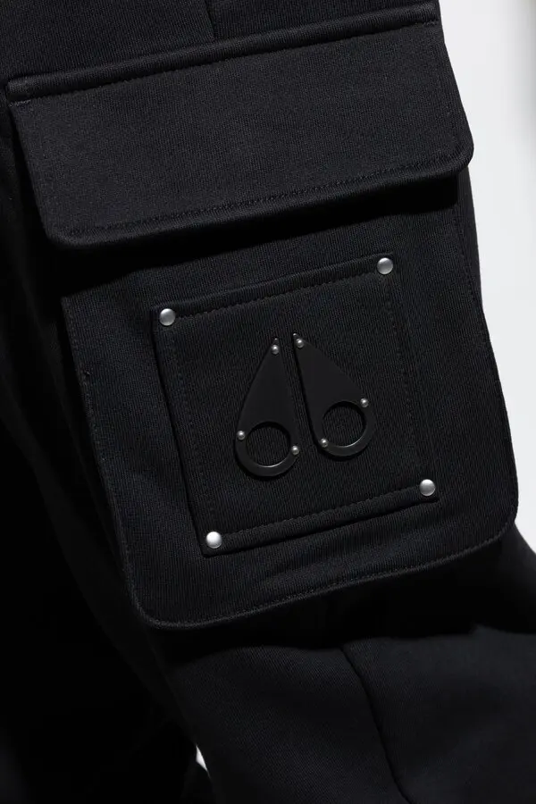 Moose Knuckles Cargo Sweatpants - Black