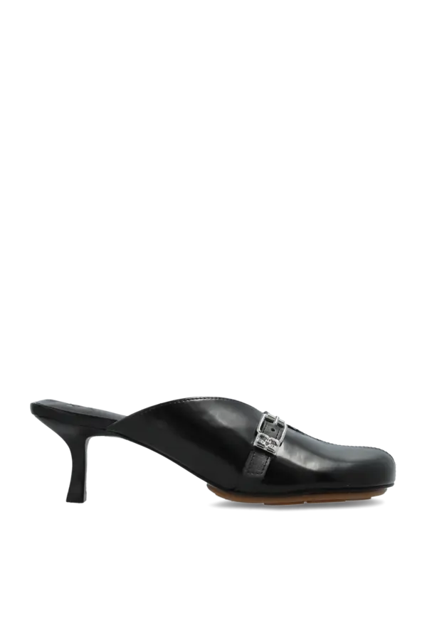 GANNI Heeled Mules - Black