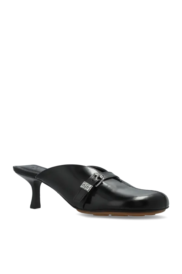 GANNI Heeled Mules - Black