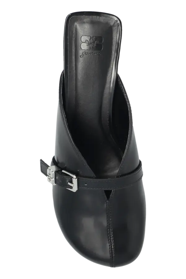 GANNI Heeled Mules - Black