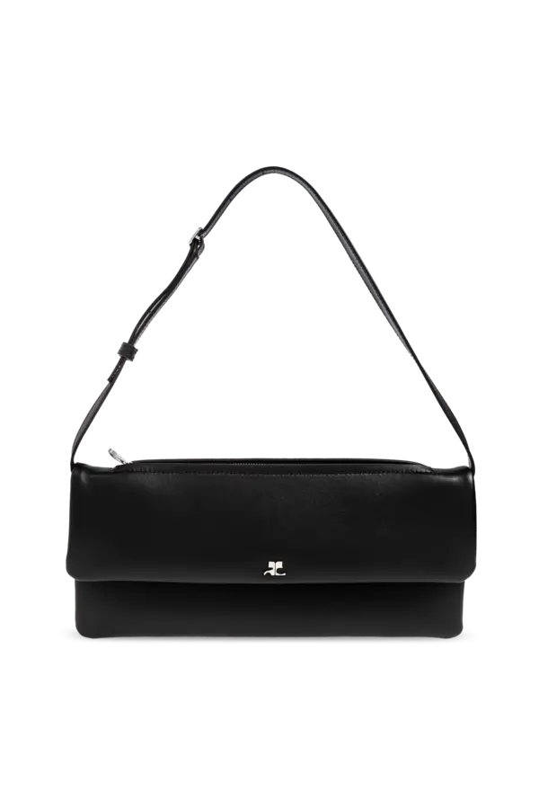 COURREGES Leather Shoulder Bag
