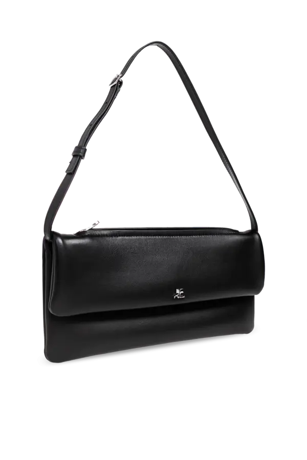 COURREGES Leather Shoulder Bag