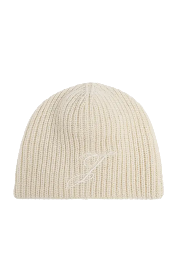 Jacquemus Woolen Espiral Hat - Cream
