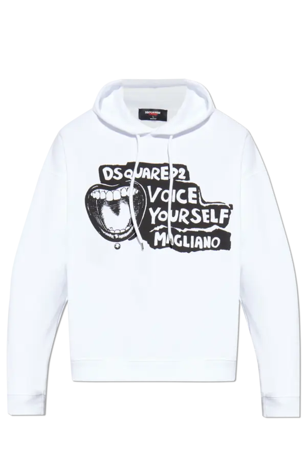 Dsquared2 X Magliano Hoodie - White